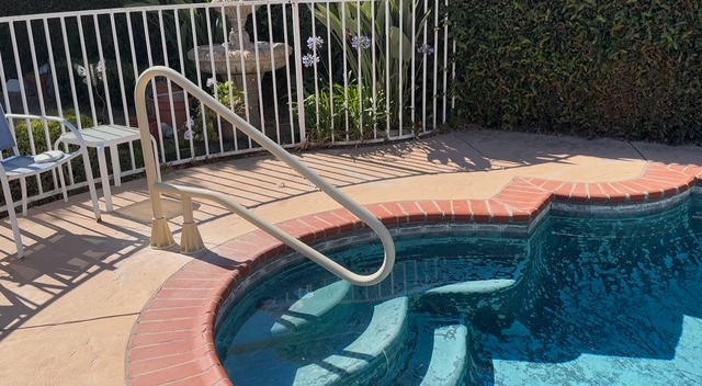 Saftron Pool Handrail – Surface-Mounted Safety Rail - All American Pool ...